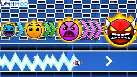 Những mẹo vượt qua những cấp độ khó nhằn trong Geometry Dash